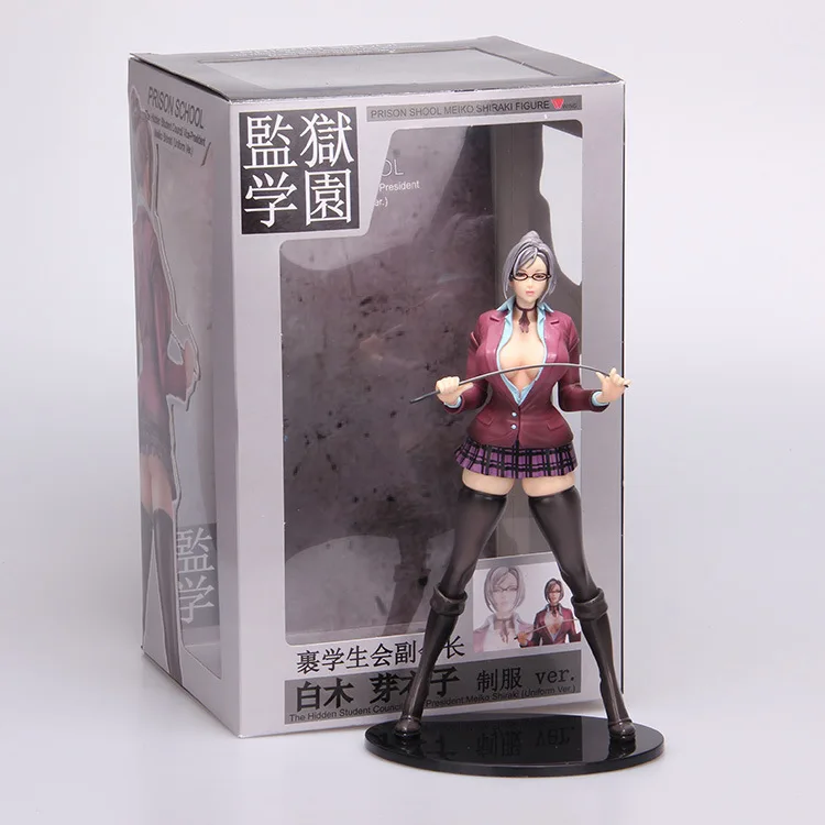 Japan Anime Prison School Vice President Shiraki Meiko Action Figure ...