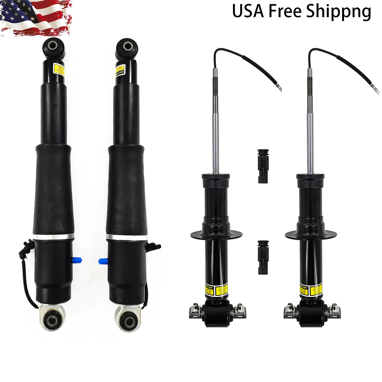23312167 Free Shipping Front&Rear 4PCS Air Shock Absorber For GMC Yukon ...