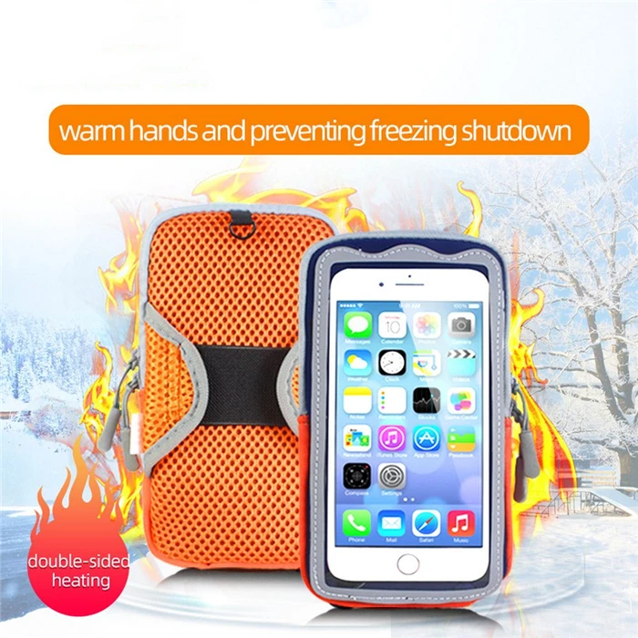 Electric Heated Phone Bag Winter Warmer Multifunctional Antifreeze Case ...