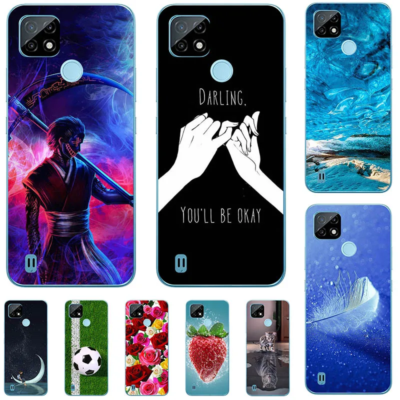 For OPPO Realme C21 RMX3201 C21Y RMX3261 Case For Realme C20 RMX3063 ...