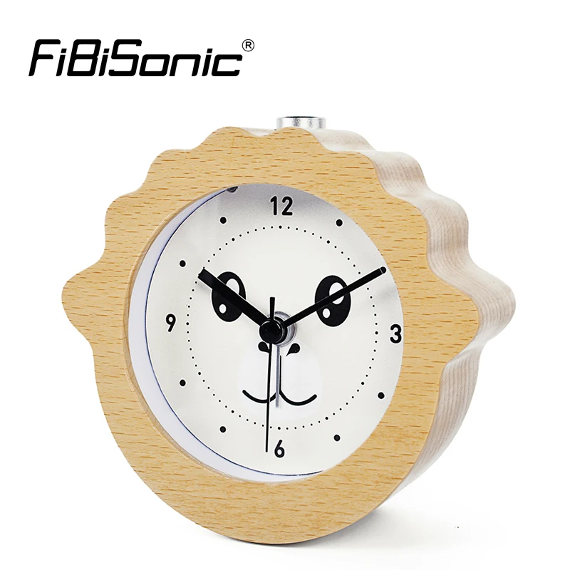 Fibisonic Chinese Zodiac Aries Animal Goat Wooden Clocks Snooze Night ...