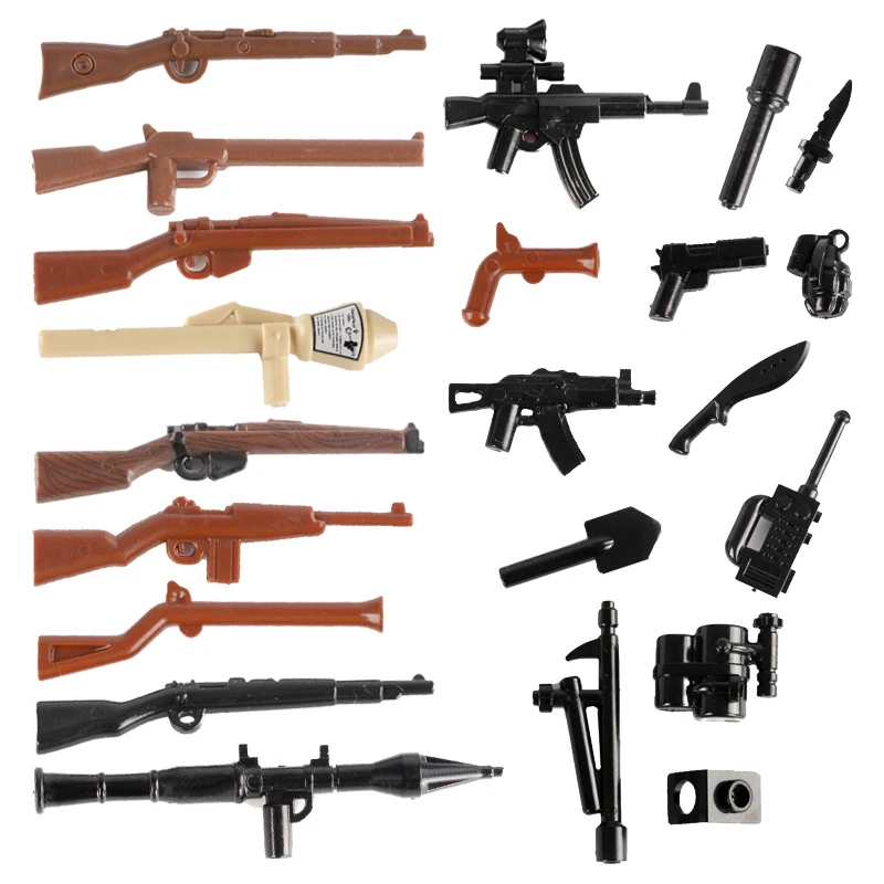 WW2-Military-German-Soldier-Weapon-Gun-Building-Block-98k-Rifle ...