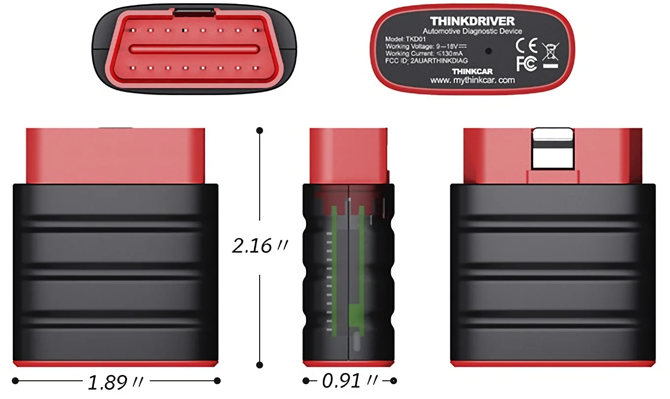 Automotive OBD2 Car Diagnostic ABS Airbag Engine Scanner Bluetooth Code ...