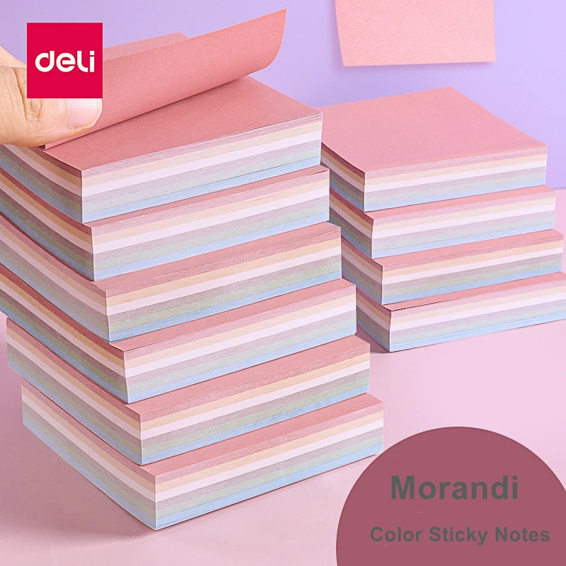 Morandi Color Self Adhesive Paper Notes Sticky Notes 150 Sheets ...