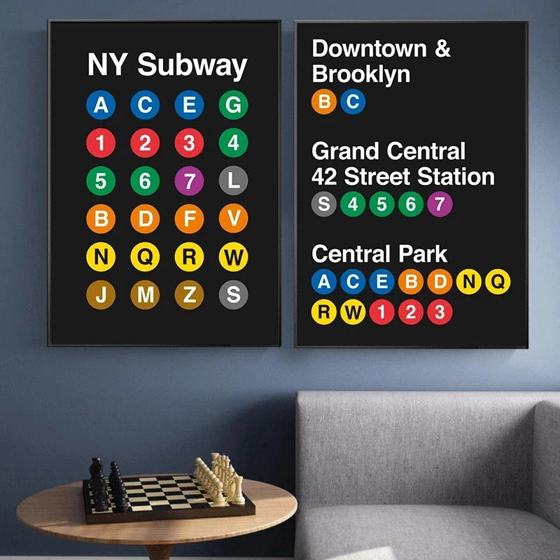 Subway Size Posters