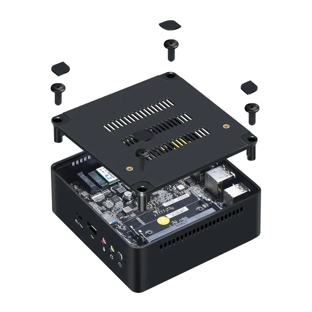 Chatreey AN1 AMD Ryzen R3 R5 Mini PC with Vega 8 /10 Graphics 4K UHD DP ...