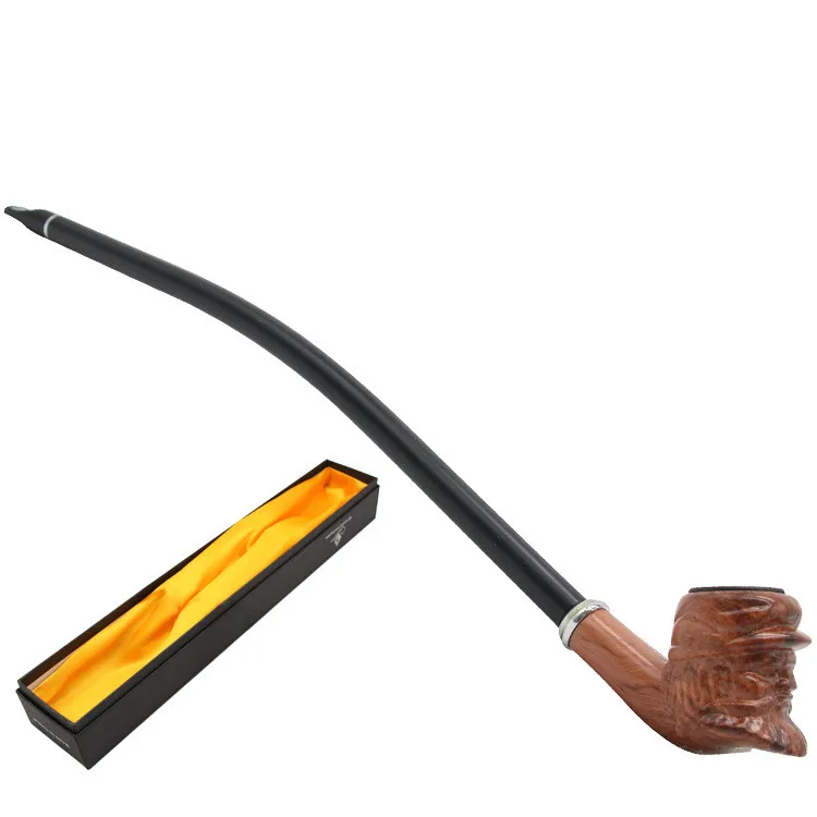 Top Quality 15.9inch Long Resin Pipes Chimney Double Filter Wood ...