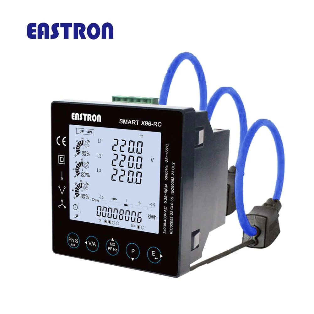 SMARTX96-RC + 3pcsESCT-RC Rogowski coil Three Phase Three Wire Rogowski ...