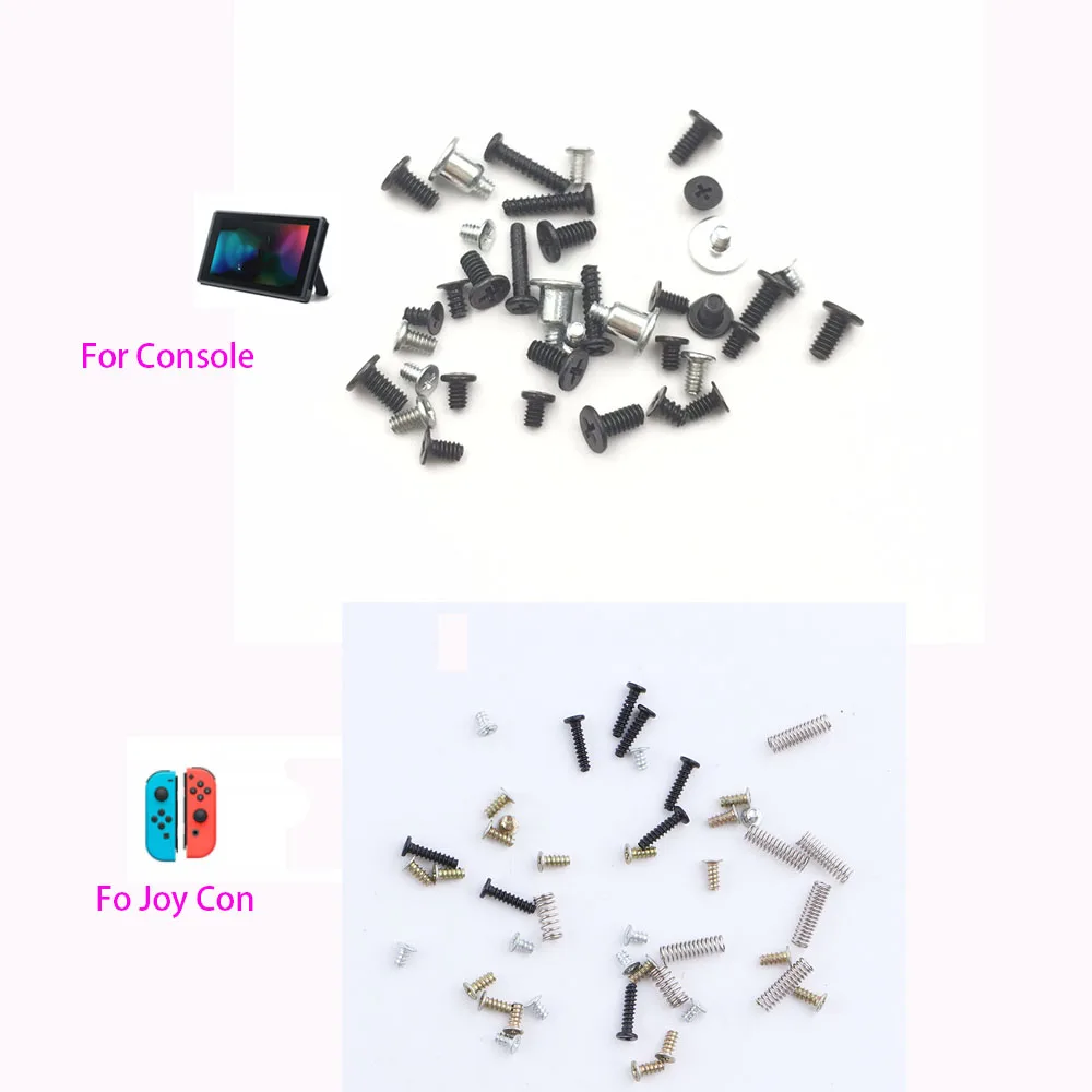 10sets Replacement Full Set Screw Screws Springs For Nintendo Switch ...