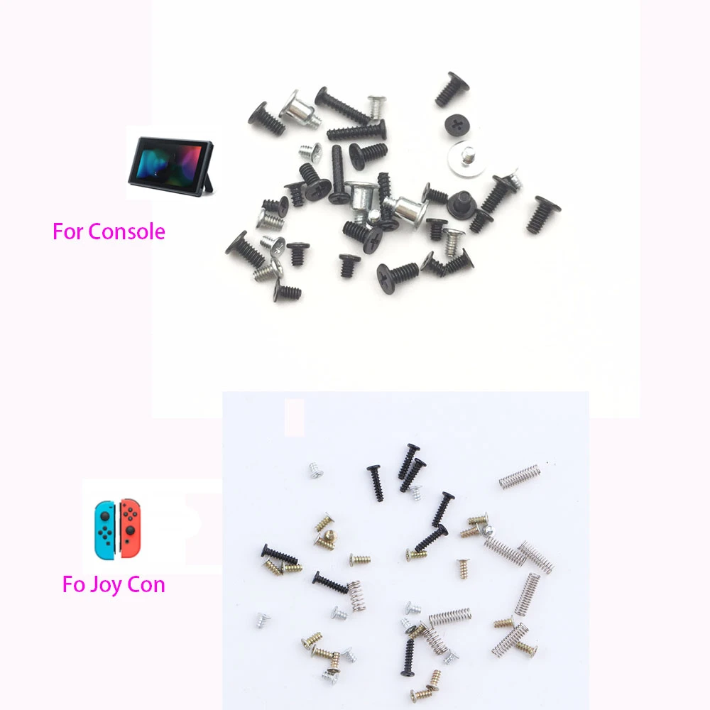 10sets Replacement Full Set Screw Screws Springs For Nintendo Switch ...