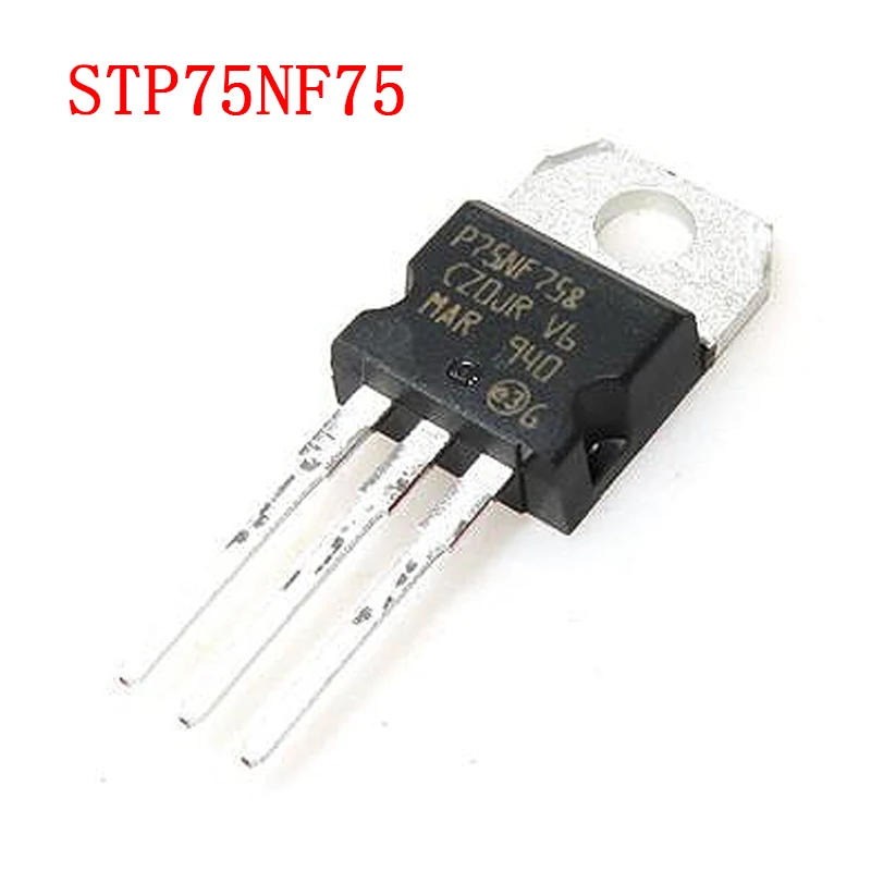 10PCS STP75NF75 P75NF75 TO-220 TO220 75NF75 MOS FE new original