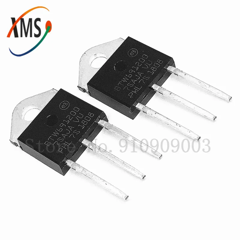 BTW69-1200 de 5 piezas, BTW691200, TO3P, BTW69, 1200V, TO-3P, SCR, nuevo y original