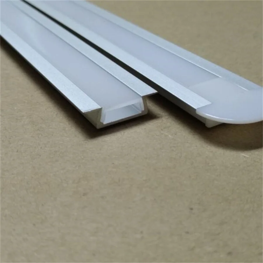2m/pcs high quality Recessed Aluminum profile with plastic cover and ...