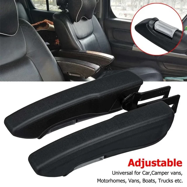 Universal Left/Right Side Car RV Seat Armrest Adjustable Handrest ...