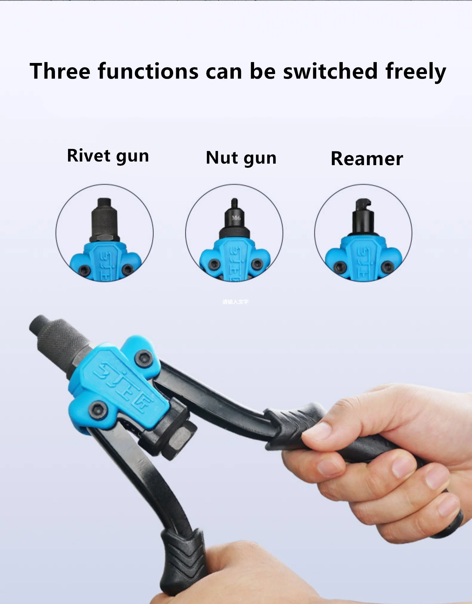 M4 - Pistolet'alésage à trois usages pour serrure de porte, Rivet de ...