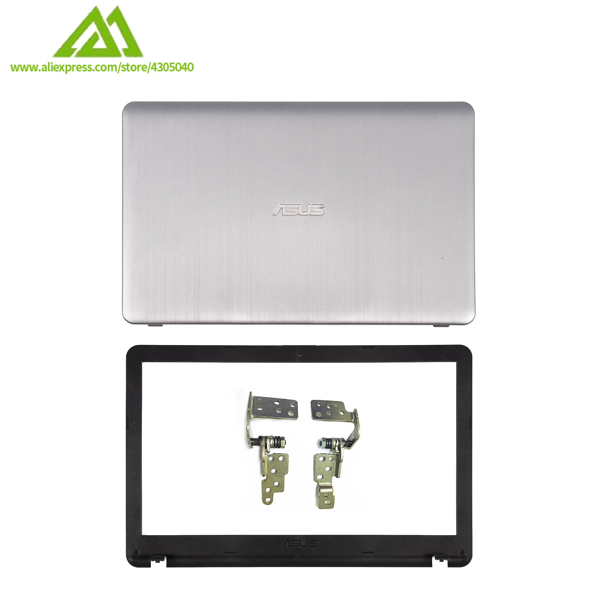 New Laptop Lcd Back Cover/lcd Front Bezel/hinges For Asus X541 R541 ...