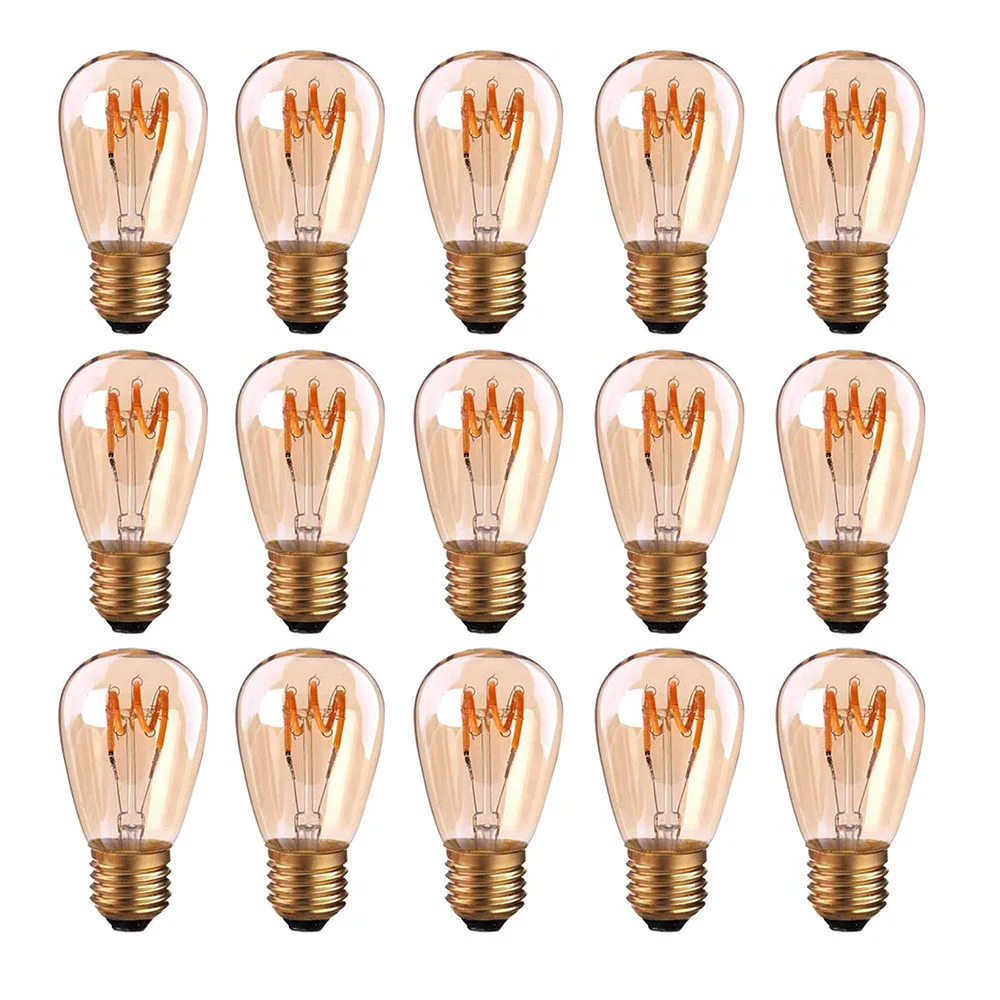 3W-ST45-S14-Spiral-Filament-LED-Bulb-Amber-Glow-Glass-Vintage-2200K ...
