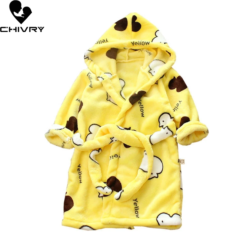 New-2021-Autumn-Winter-Children-Hooded-Bathrobe-Kids-Bath-Robe-Boys ...