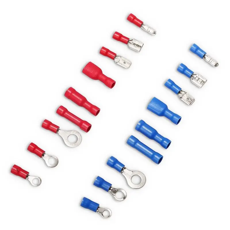 400PCS Crimp Connectors Electrical Crimp Terminals with 18 Sizes ...