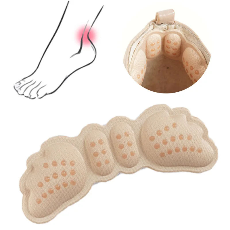 3 쌍 여성용 뒤꿈치 패드 깔창 신발 Peds 하이힐 크기 조정 접착식 라이너 보호대 스티커 통증 완화 풋 케어 풋케어 여성용