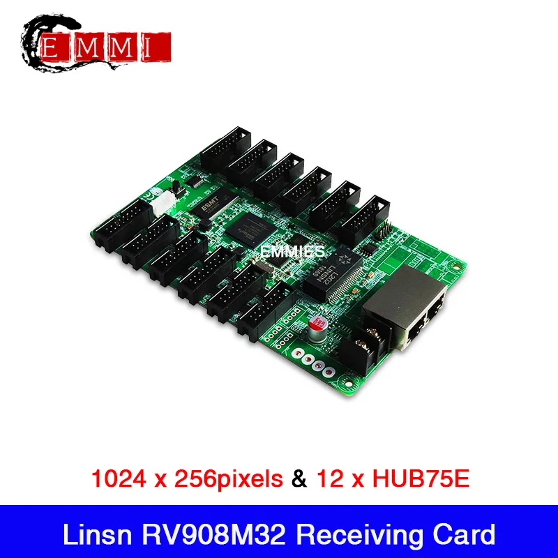 Linsn RV908M32 Synchronous Receiver Card 32 Scan LED Display Full Color ...