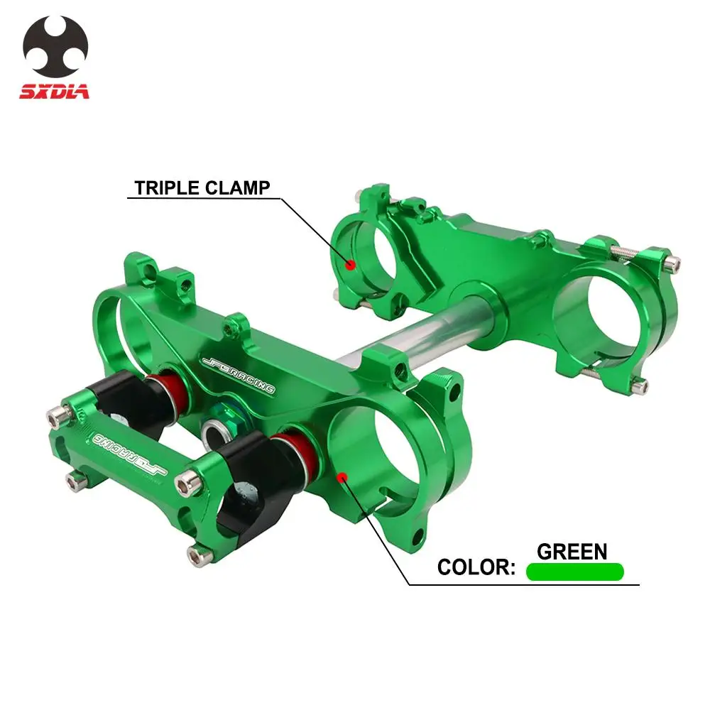 Motorcycle-Triple-Clamps-Steering-Stem-And-Riser-Mount-For-KAWASAKI ...
