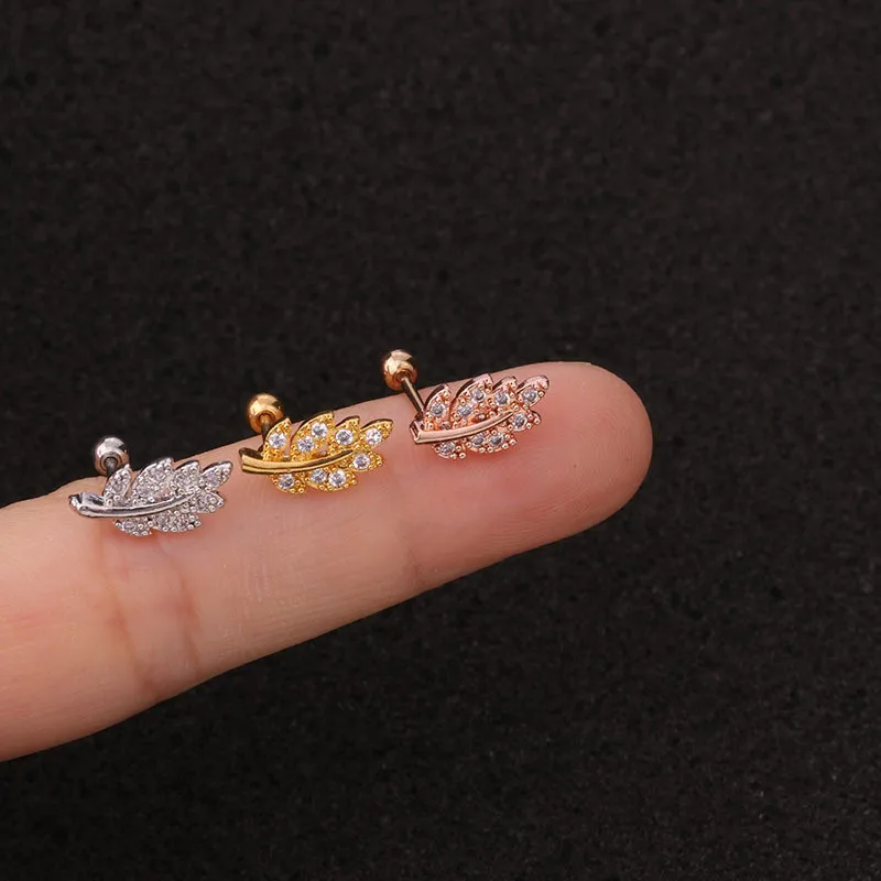 20 г штанга нержавеющая сталь лист CZ хрящевая спираль Tragus Грач ...