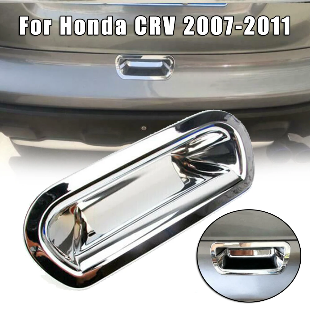 Car Rear Trunk Door Handle Decoration Cover For Honda CRV 2007-2011 ...