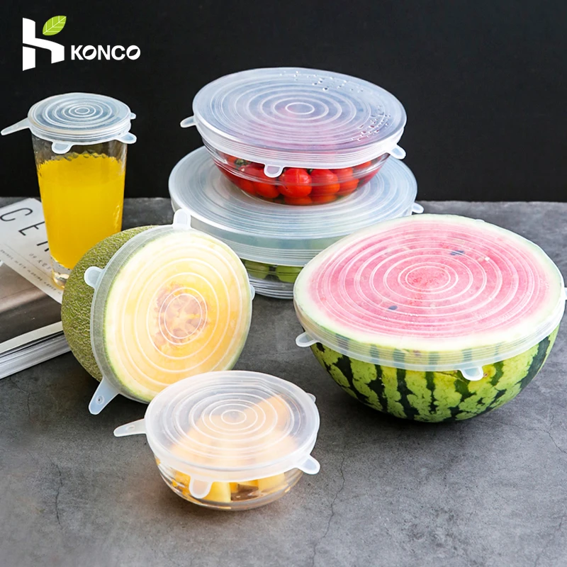Kitchen Accessories Fruit | Silicone Fruit Vegetables Home - 6pcs ...