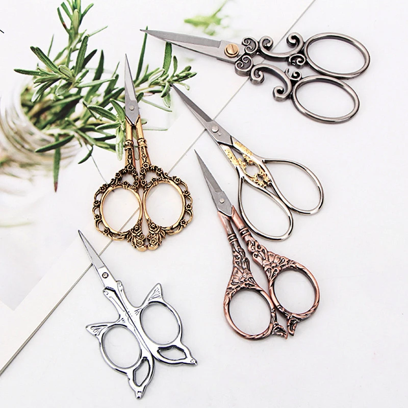 Craft Supplies & Tools Thread Drops Vintage Themed Pack of 20 Scissors ...