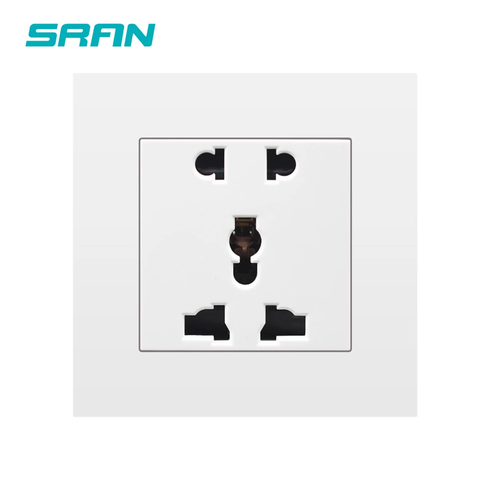 Sran 5 Hole Multi-function Wall Power Socket,international Universal ...