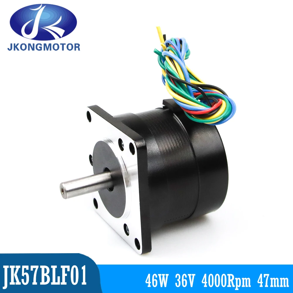 Jkong-57BLF01-57mm-36V-46W-Brushless-DC-Motor-3-Phase-4-Poles-57-57 ...