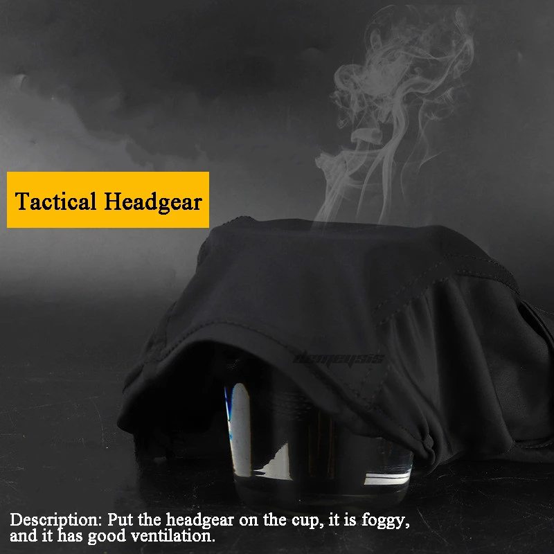 Outdoor Military Tactical Headgear Mask Breathable Airsoft Paintball ...