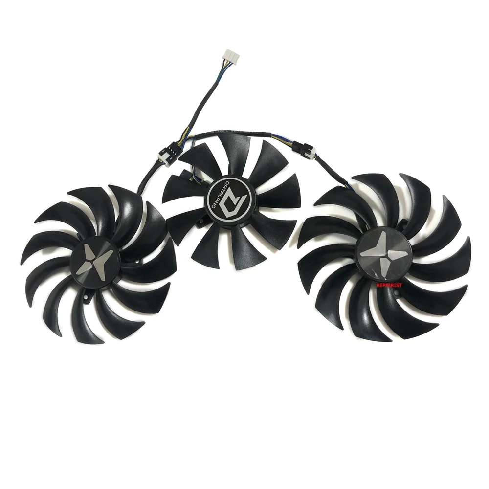 3Pcs/Set FD9015U12S,Graphics Fan,GPU VGA Cooler,For Powercolor Red ...