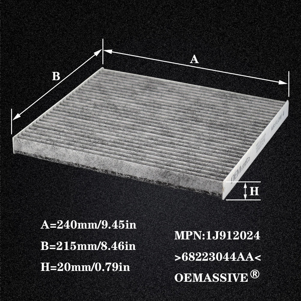 Автомобильный фильтр пыльцы салона кондиционера с активированным углем ...