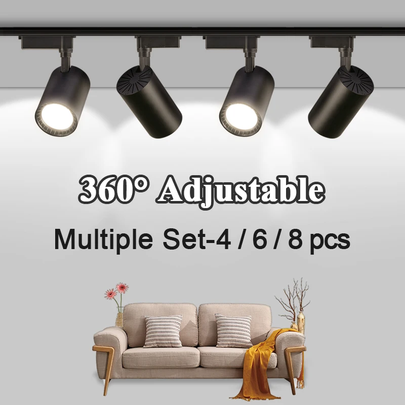 Full-Set-Track-Light-Spot-Led-Track-Lighting-System-Spot-Light-Spot ...