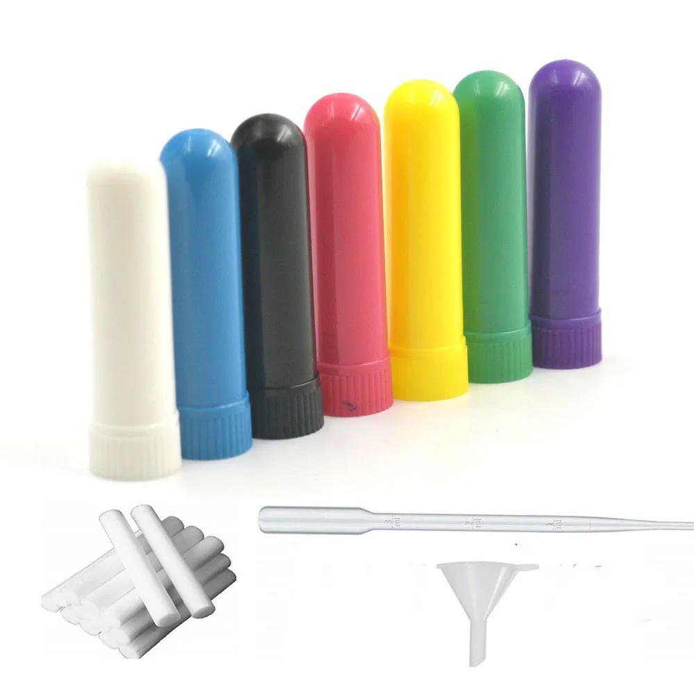 10+2 Sets Colorful Aroma Nasal Inhaler,essential Oil Aromatherapy ...