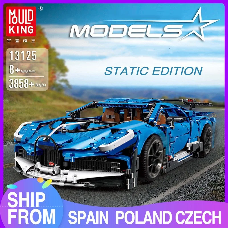 MOULD KING 13125 Technical Building Blocks Sport Super Speed Racing Car ...