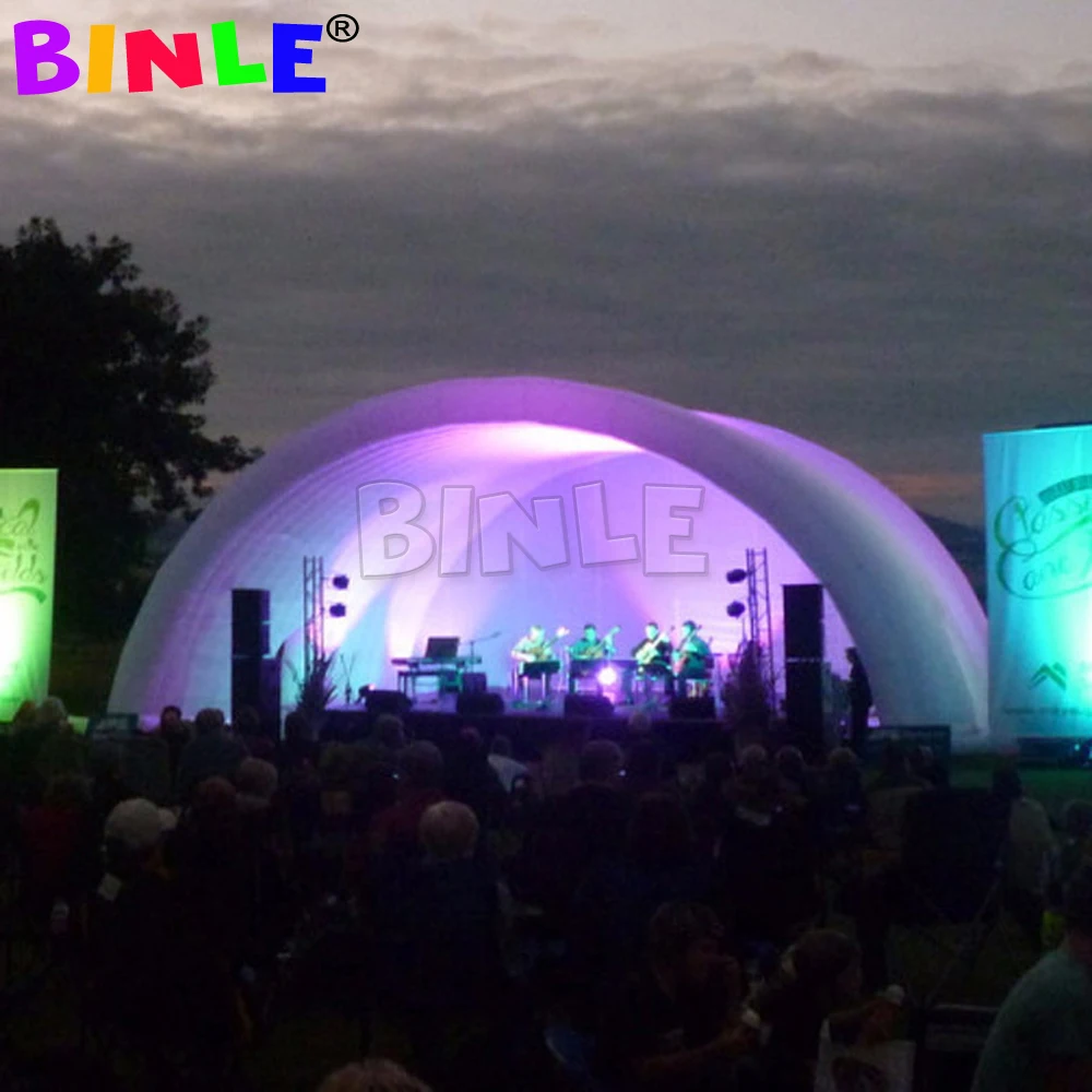 10x8x6m-White-Waterproof-Oxford-Giant-Inflatable-Stage-Cover-Arch-Style ...