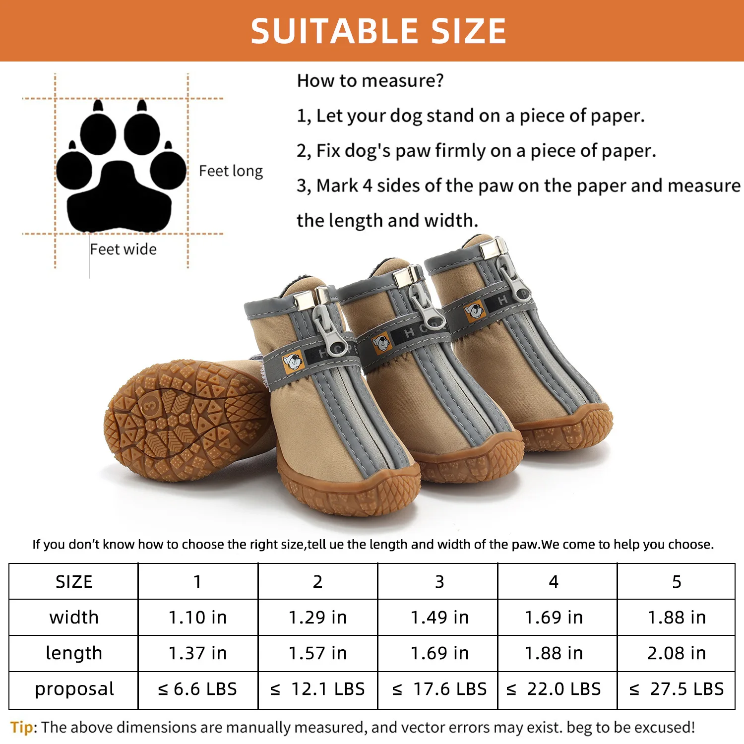4pcs-Set-Pet-Dog-Shoes-Breathable-Waterproof-Dog-Boots-Warm-Snow-Rain ...