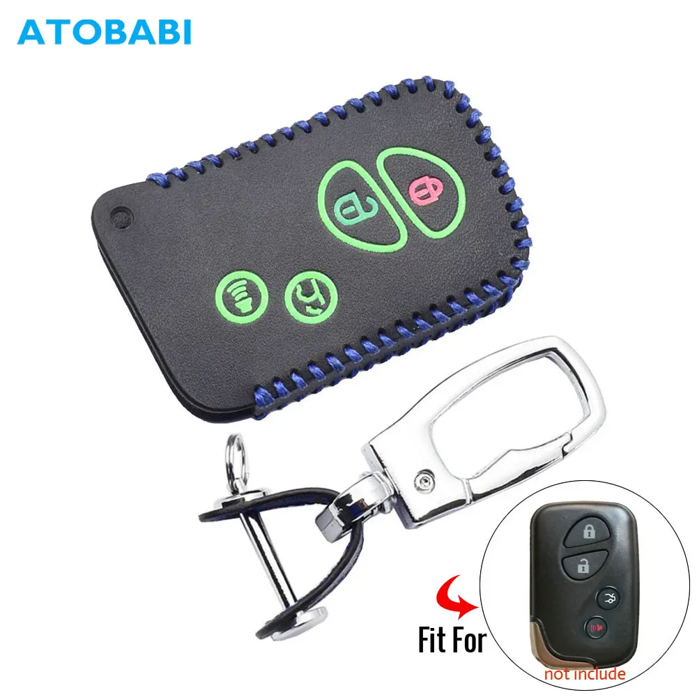 Luminous Leather Car Key Case For Lexus GS430 ES350 GS350 LX570 IS350 ...