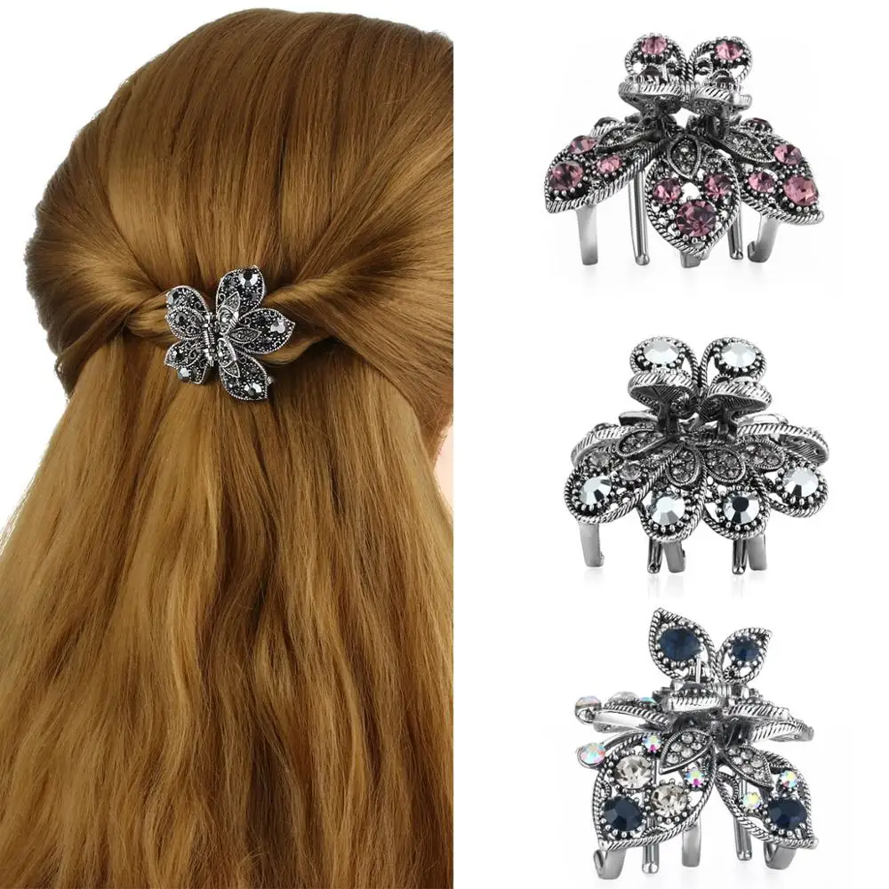Vintage butterfly Hair Claws Hair Accessories For Her Elegant ...
