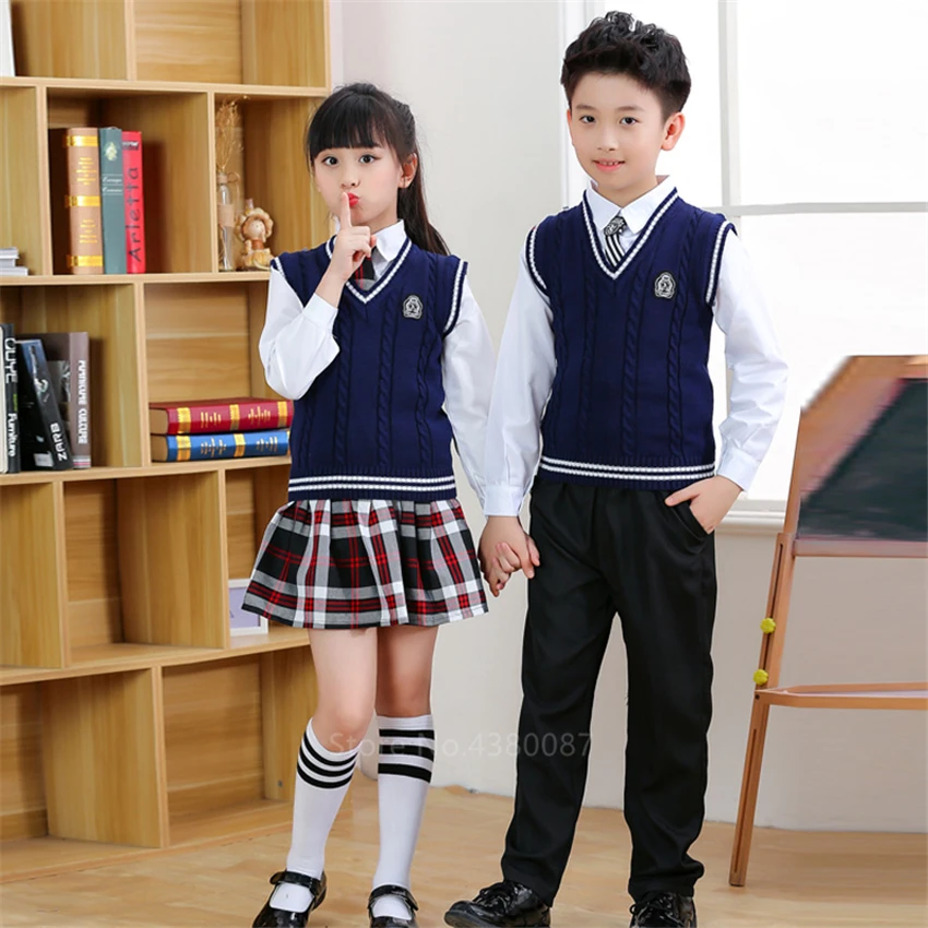 Uniformes-escolares-de-estilo-japon-s-brit-nico-para-ni-o-y-ni-a-falda ...