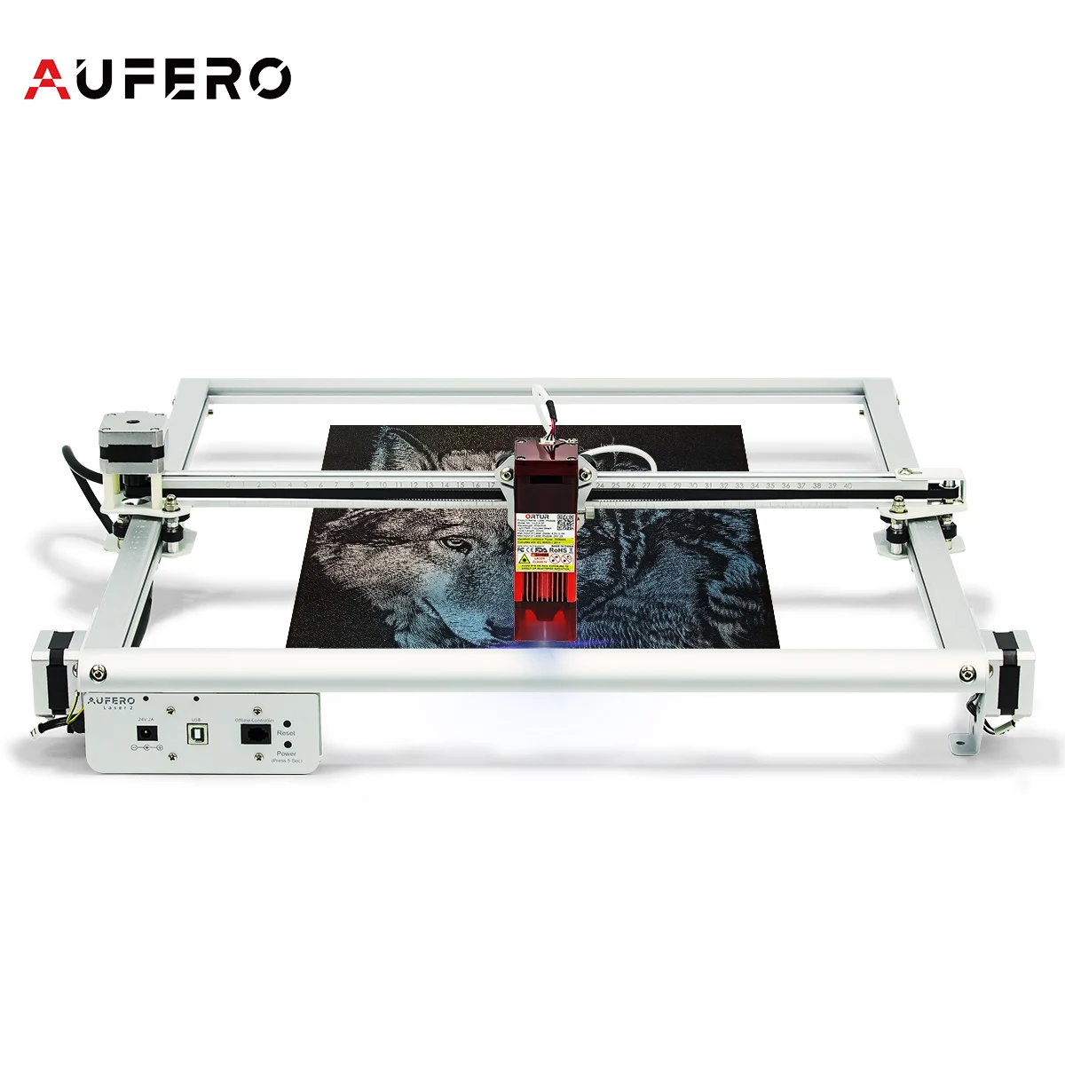 Graveur Laser CNC 5W 5.5W, Machine à graver 60% pré assemblé, bricolage ...