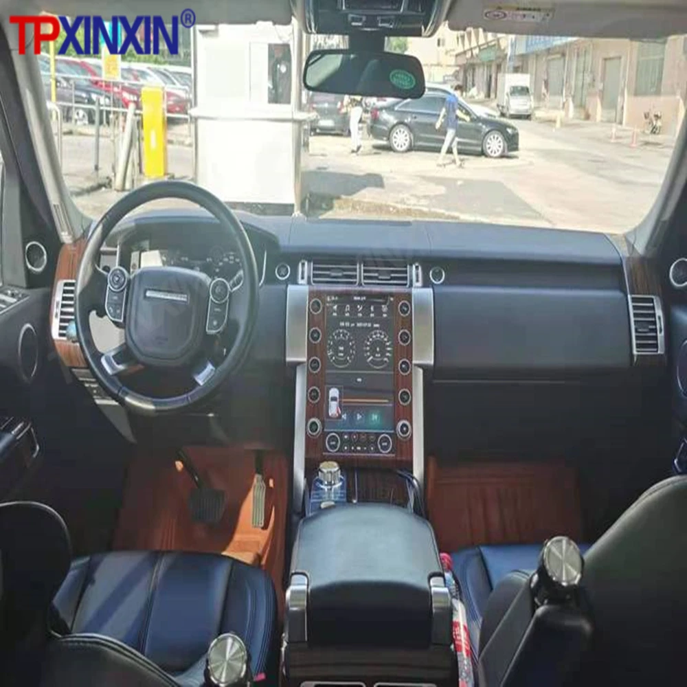 13-6-Tesla-IPS-Screen-Android-10-PX6-Car-Radio-For-Range-Rover-2010 ...