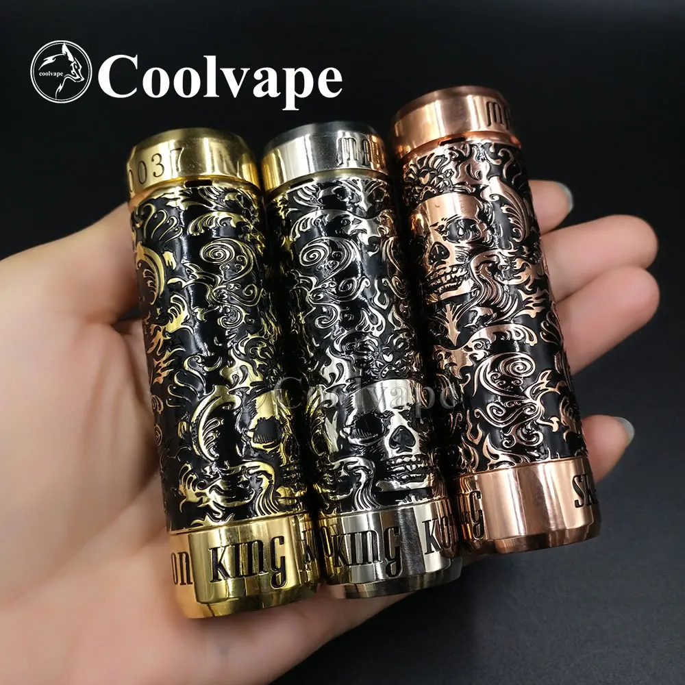 coolvape Skeleton king kong Mechanical Mod Brass Copper vape Material ...
