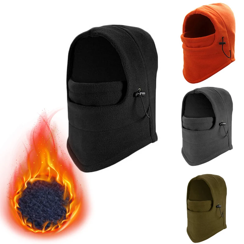 Outdoor-Winter-Cap-Cycling-Masks-Hat-Thermal-Fleece-Balaclava-Reusable ...