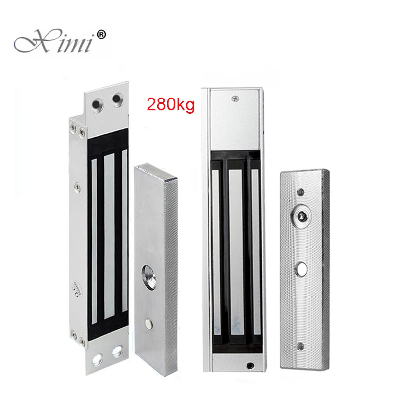 280KG 600LBS Electric Magnetic Lock DC 12V 24V Single Door ...