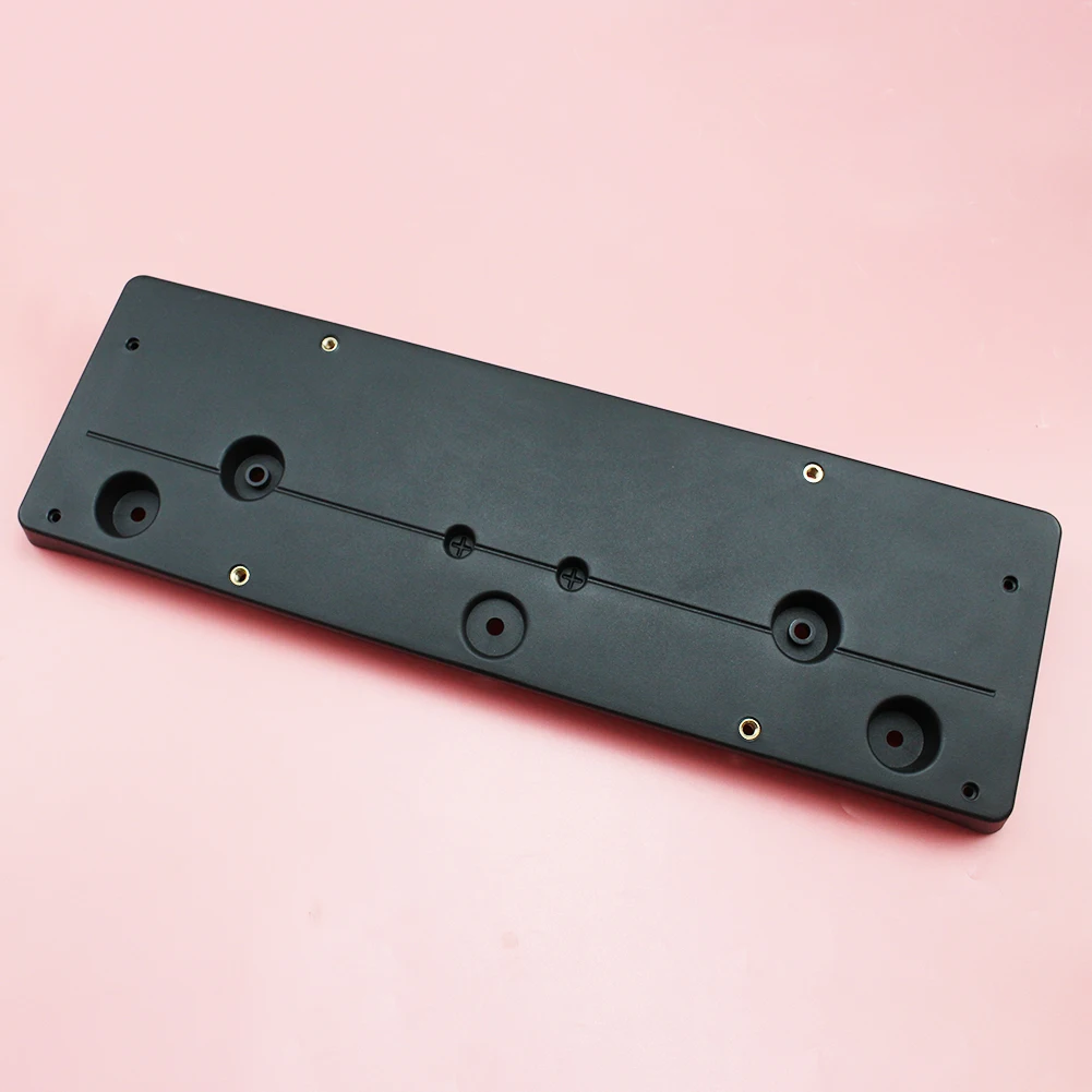 51117284821 Front Bumper License Plate Mounting Bracket Holder Black ...
