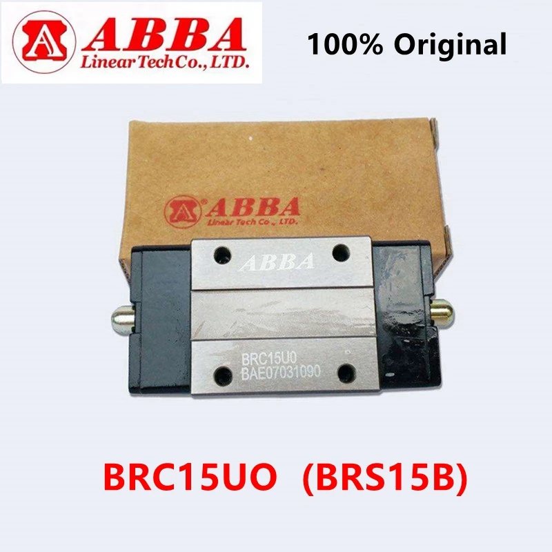 2pcs Original Taiwan ABBA BRC15UO BRS15B Slider Block Linear Rail Guide ...